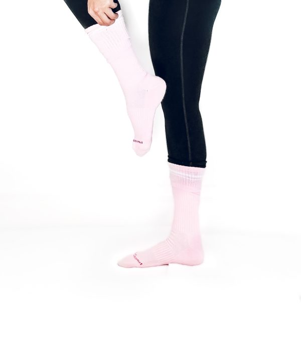 Pink Crew Socks – Socks For Everyday Living